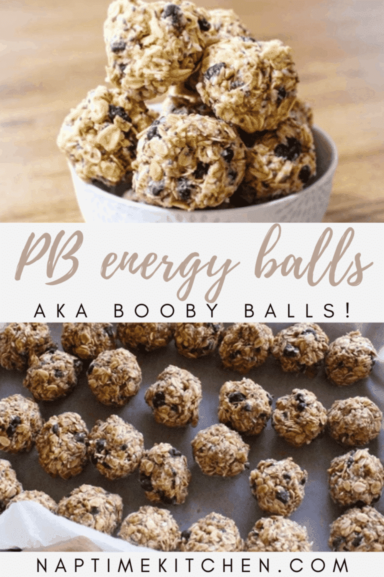 PB Energy Balls // aka Booby Balls! - Naptime Kitchen