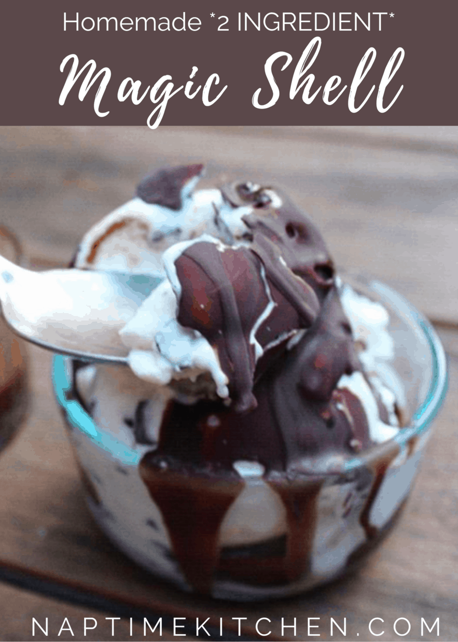 Homemade *2 INGREDIENT* Magic Shell - Naptime Kitchen