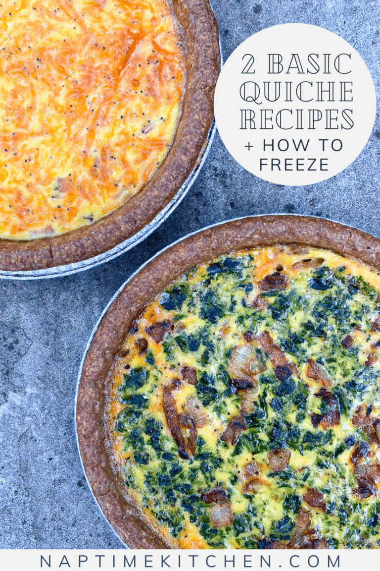 Basic Recipe For 2 Quiches - Naptime Kitchen